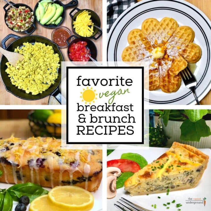 Favorite Vegan Breakfast & Brunch Recipes - The Carrot Underground🥕